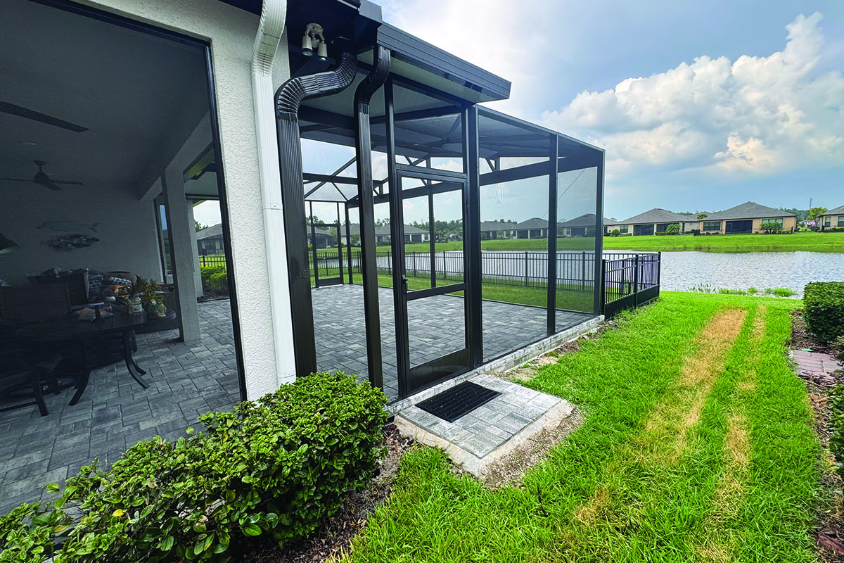 Lakefront Lanai Upgrade to Screen Enclosure | MD Construction